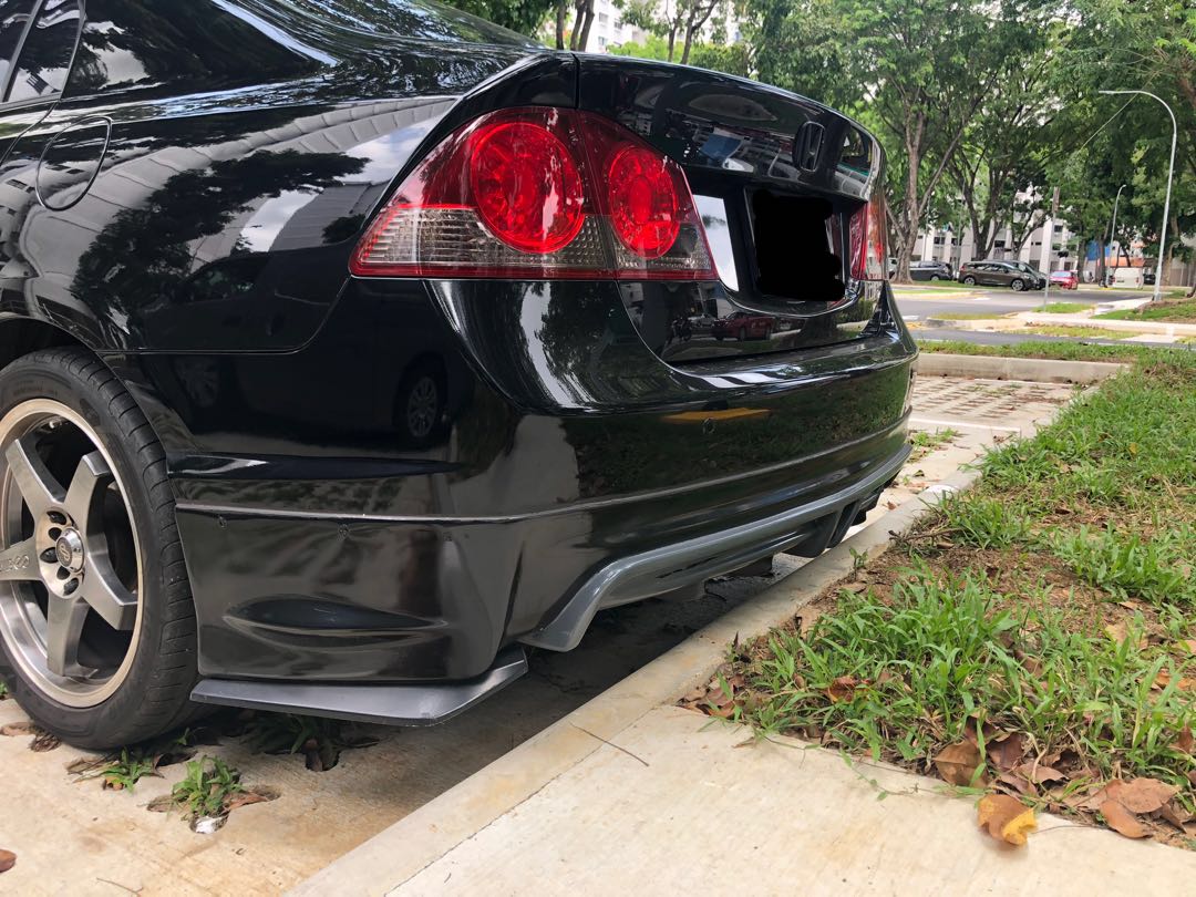 Honda Civic Rear Bumper, Car Accessories, Accessories on Carousell
