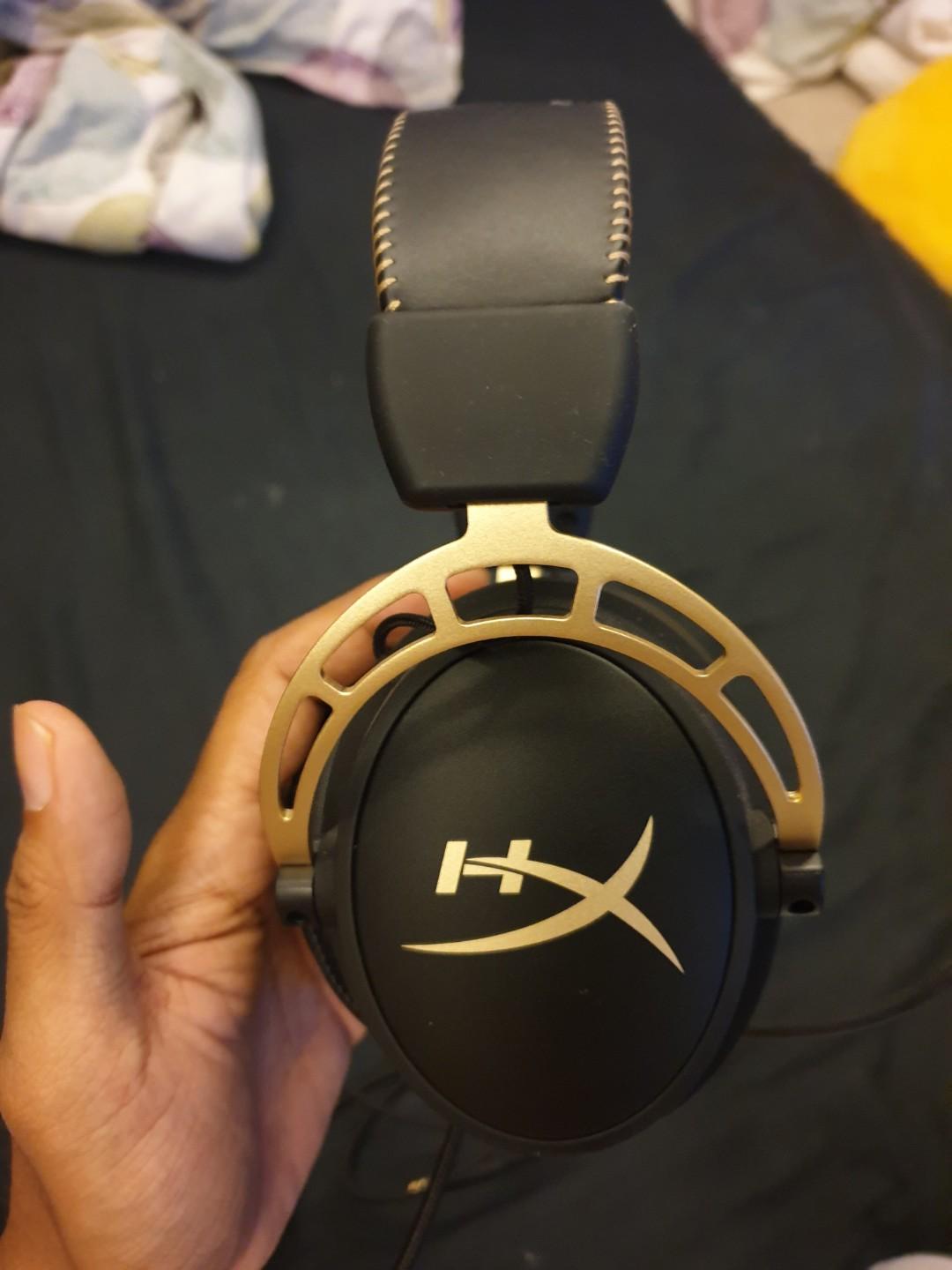 HyperX Cloud Alpha Limited Edition (Gold), Video Gaming, Video Games ...