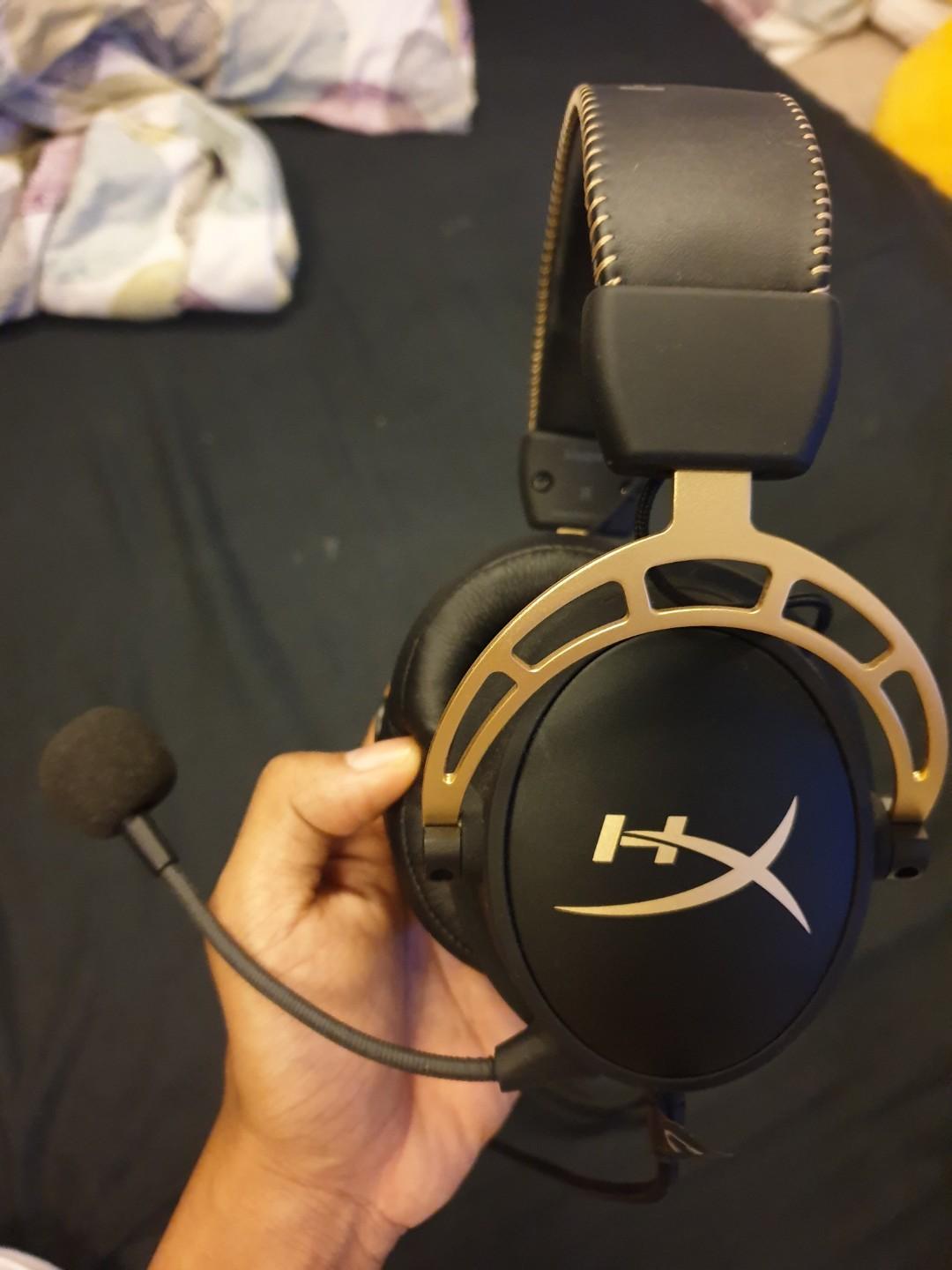 HyperX Cloud Alpha Limited Edition (Gold), Video Gaming, Video Games ...