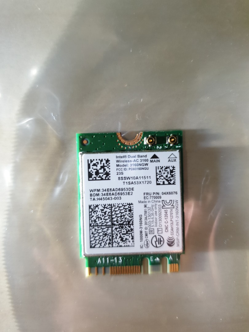 Intel Dual Band Wireless AC Computers Tech Parts Accessories Networking On Carousell