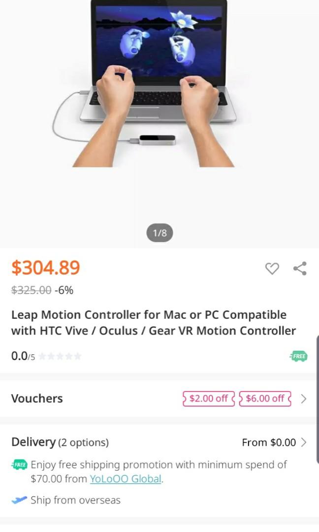 Leap Motion AR console, Video Gaming, Gaming Accessories, Virtual ...