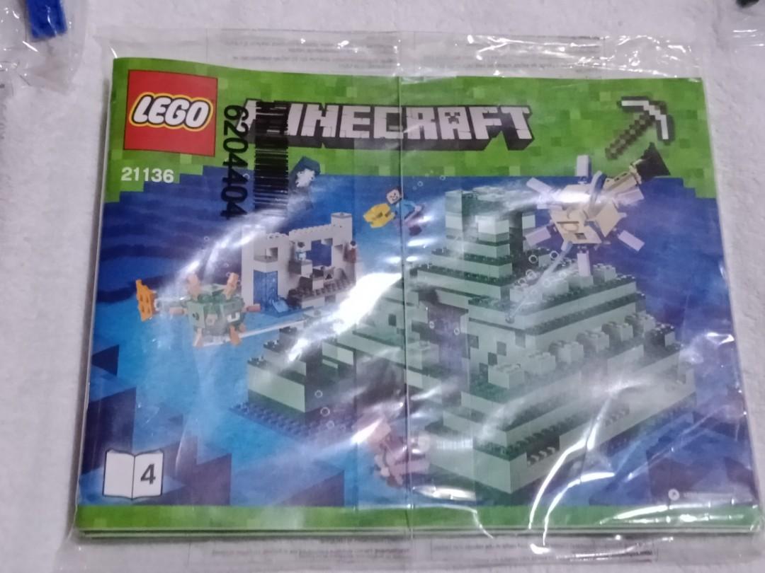 Lego Minecraft 21136 - The Ocean Monument (BNew in Sealed Plastics ...