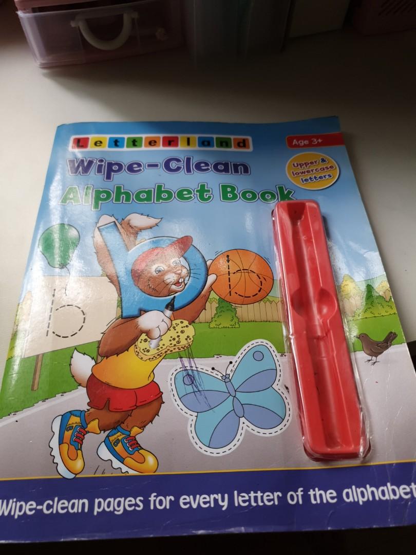 Letterland wipe clean Alphabet book, Hobbies & Toys, Books & Magazines ...
