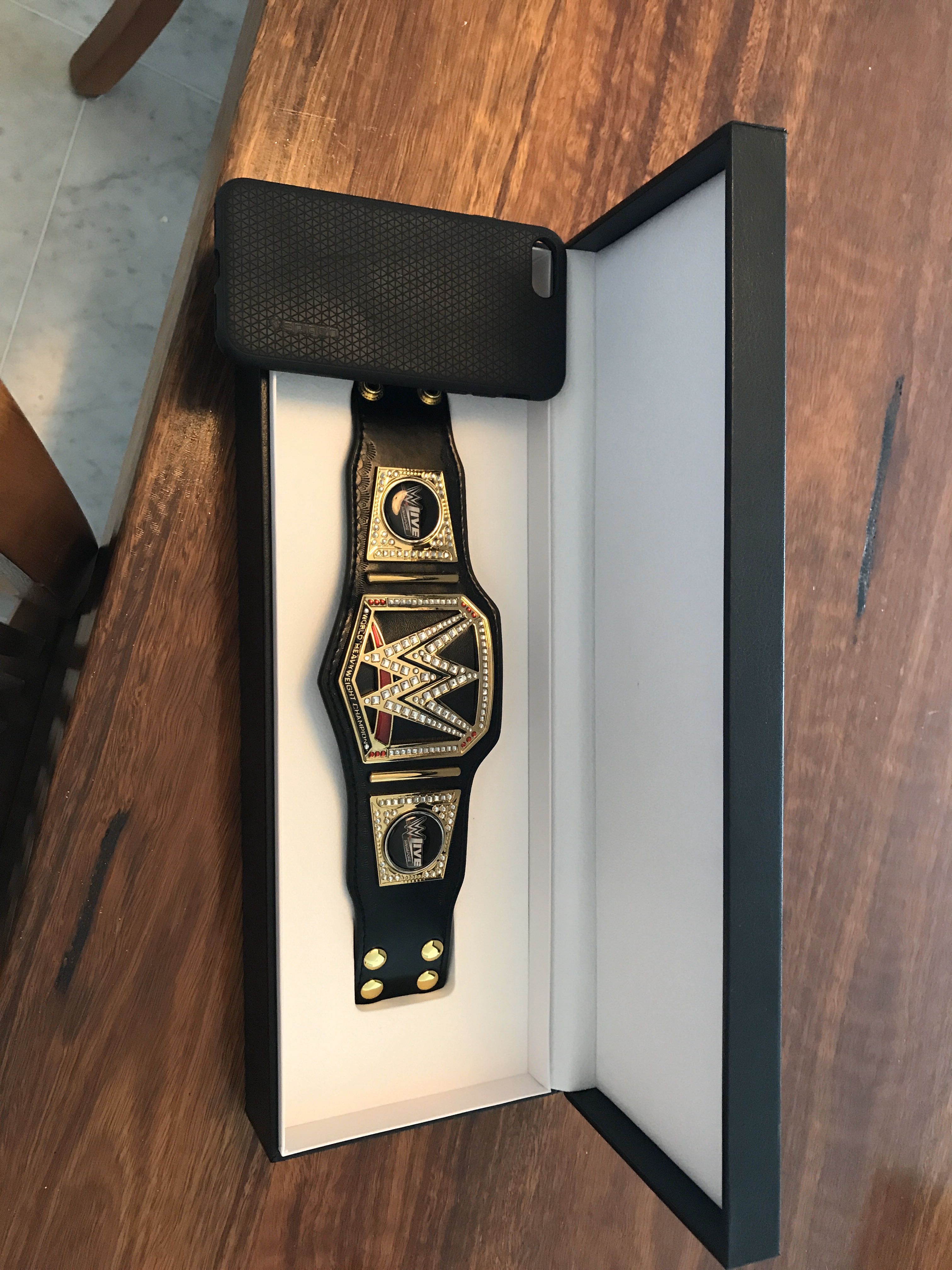 Limited edition WWE belt (mini size), Everything Else on Carousell