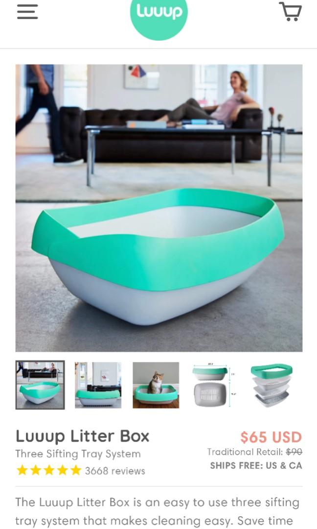 Luuup Pet Litter Shifter Tray System, Pet Supplies, Homes & Other Pet ...