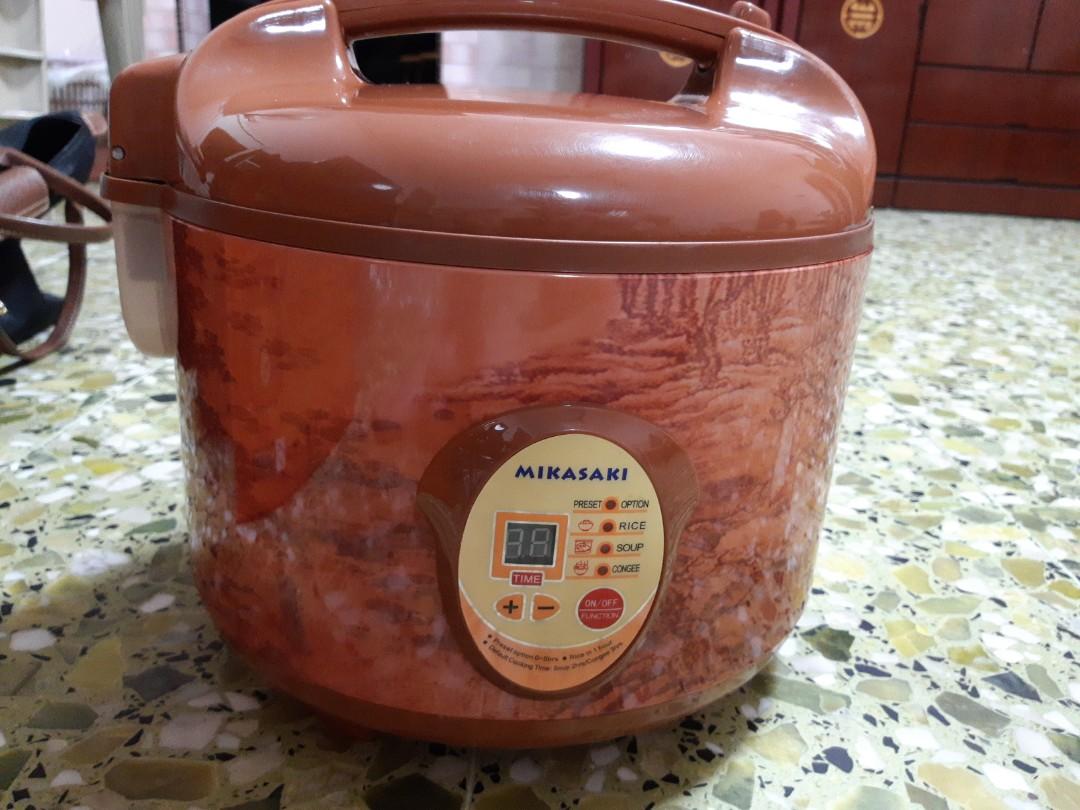 Mikasaki 2.5l Purple Clay Rice Cooker, TV & Home Appliances, Kitchen ...