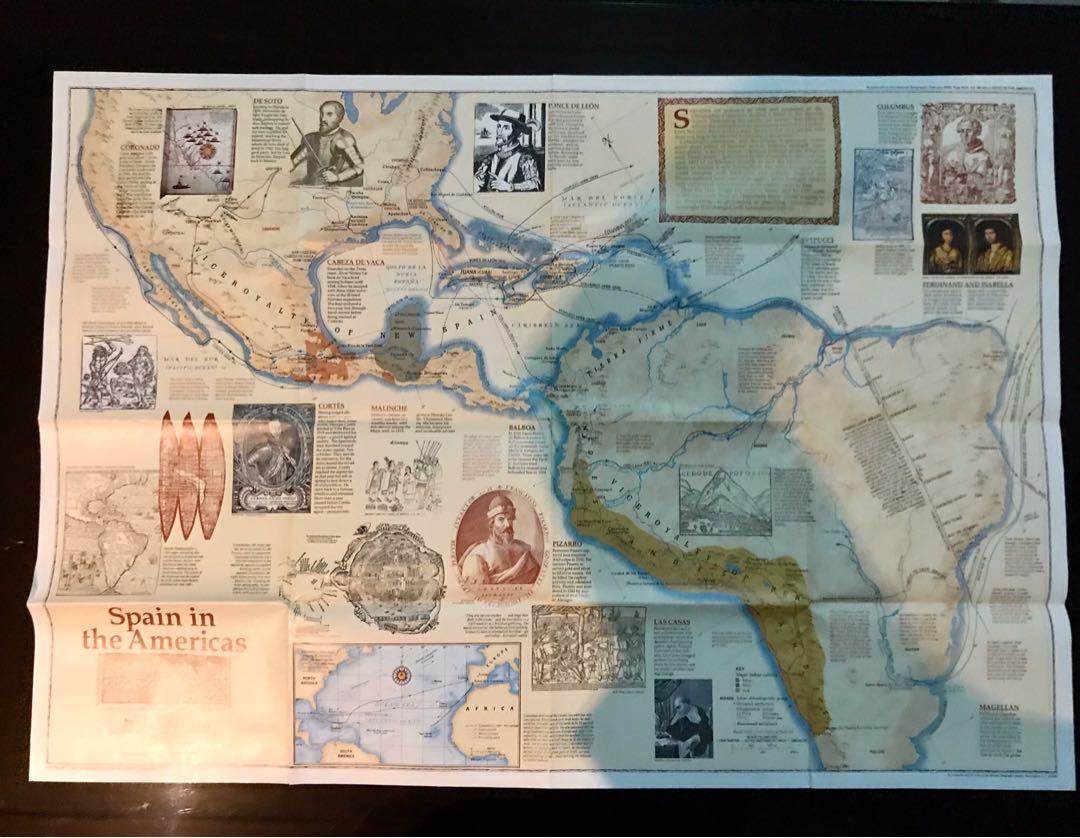 National geographic pull out maps posters, Hobbies & Toys, Books ...