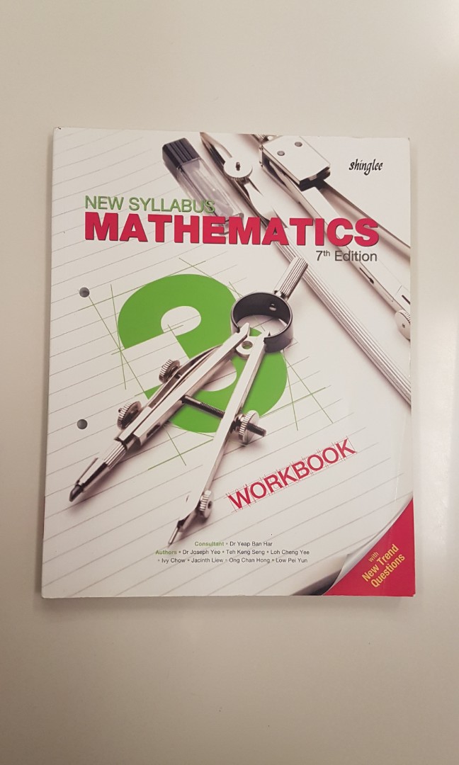 New Syllabus Mathematics 7th Edition Workbook, Hobbies & Toys, Books ...