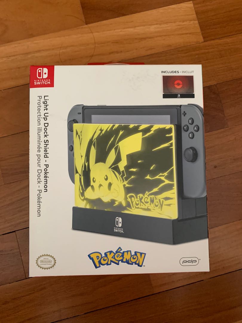 PDP Nintendo Switch Pokemon Light Up Dock Shield, 500-114, Video Gaming ...