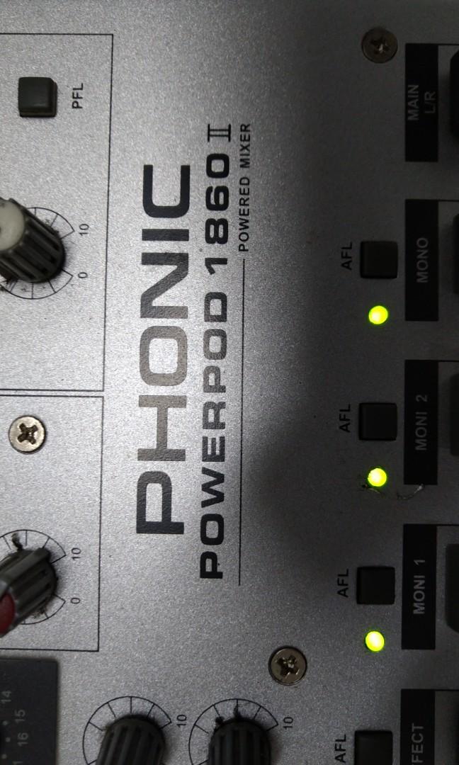 Phonic audio mixer, Music & Media, Music Accessories on Carousell