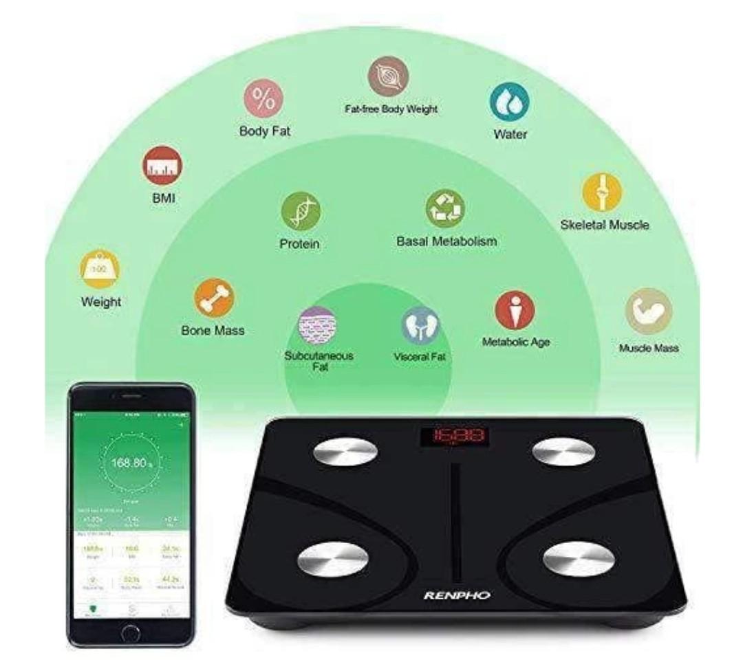 RENPHO ES-CS20M Smart Bluetooth Body Fat Scale, Everything Else on ...