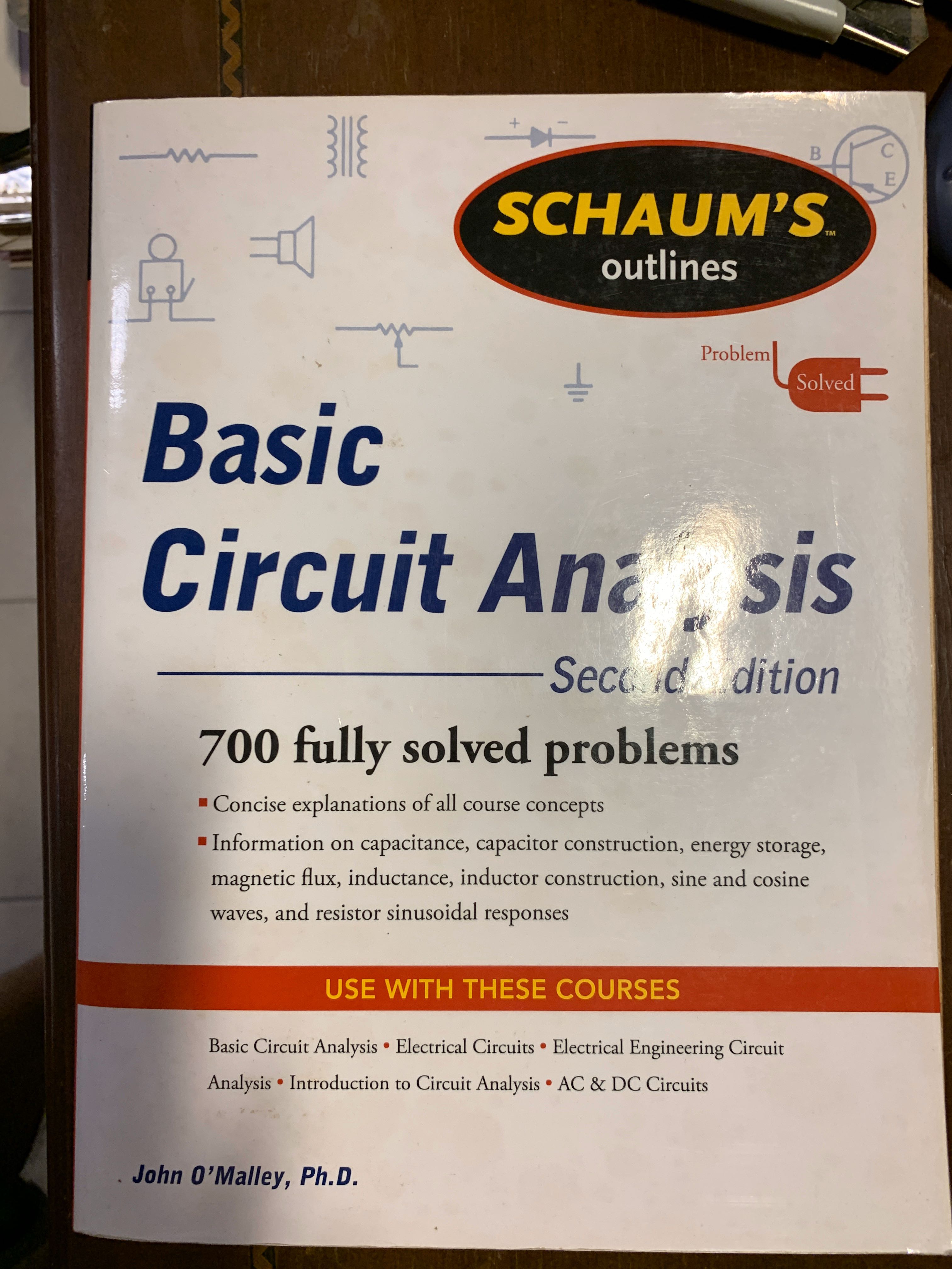 Schaum's Outlines: Basic Circuit Analysis (2nd Edition) by John O ...