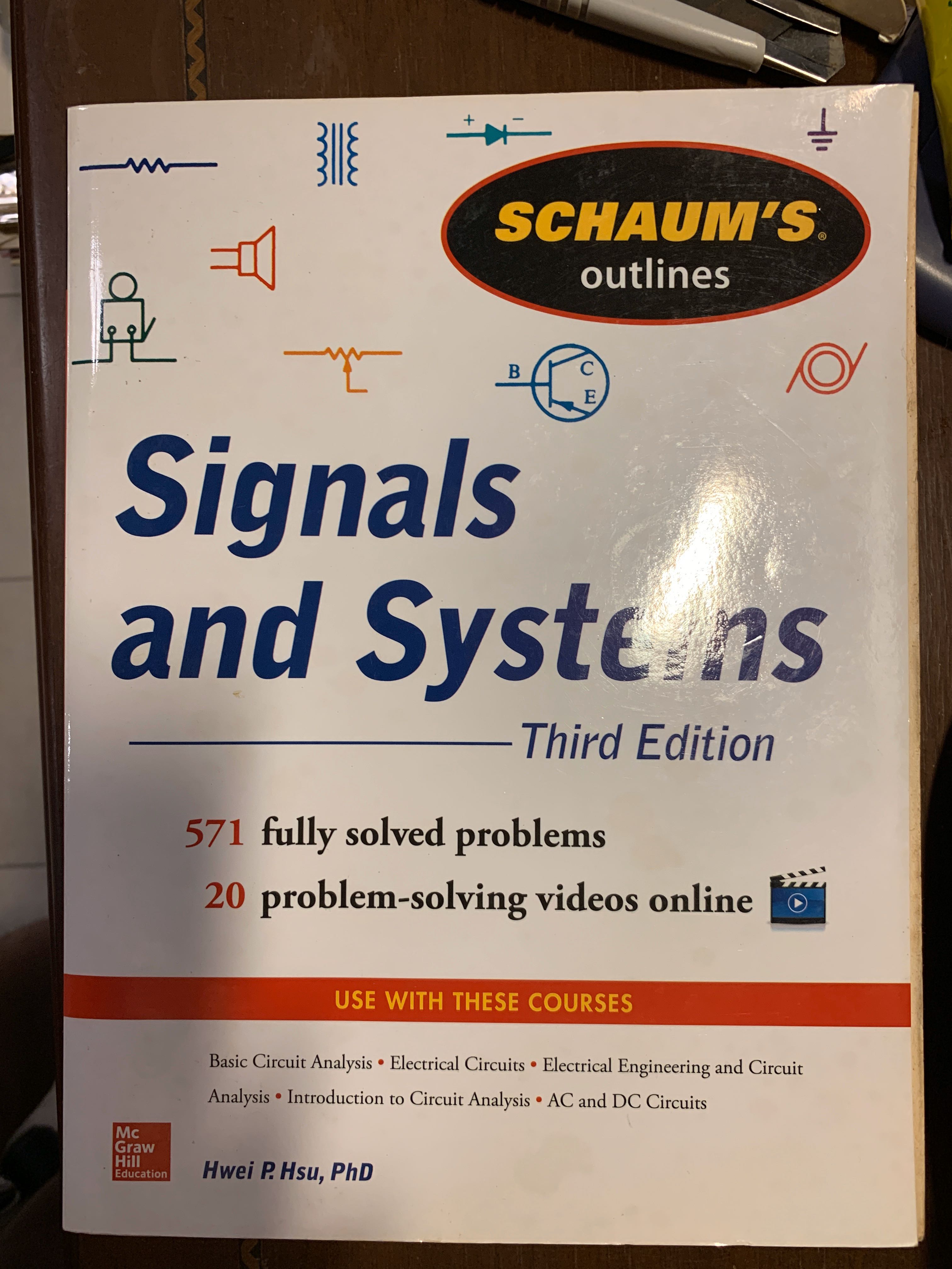 Schaum's Outlines: Signals and Systems (3rd Edition) by Hwei P.Hsu, PhD ...