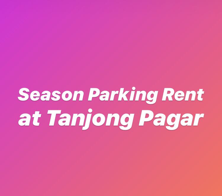 CBD Season Parking - Tanjong Pagar/Keppel/Raffles Place/Downtown ...