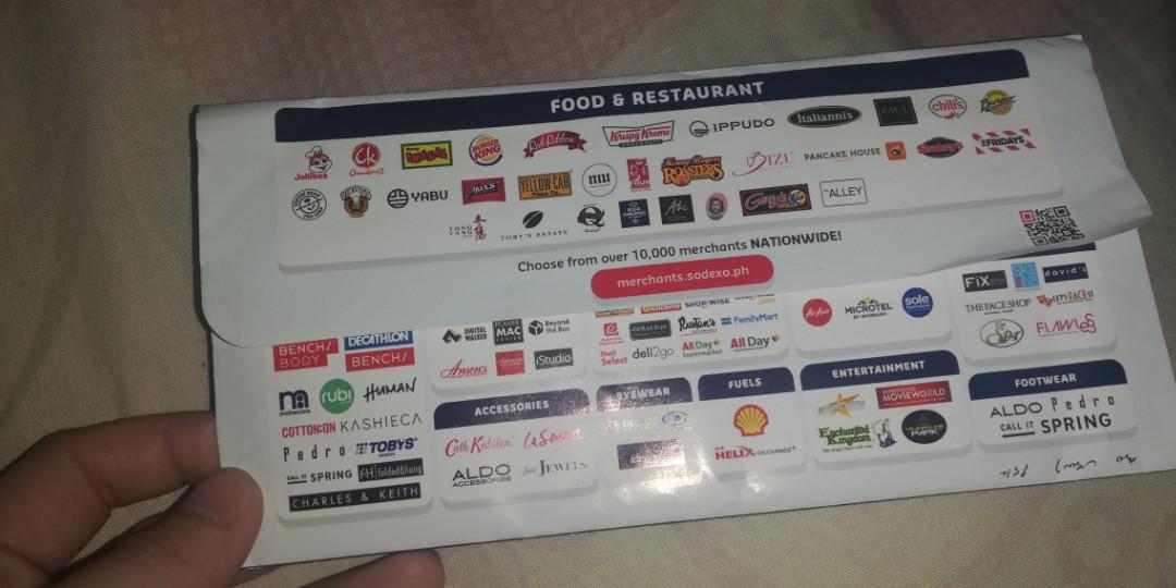 Sodexo Premium GC (500), Tickets & Vouchers, Store Credits on Carousell