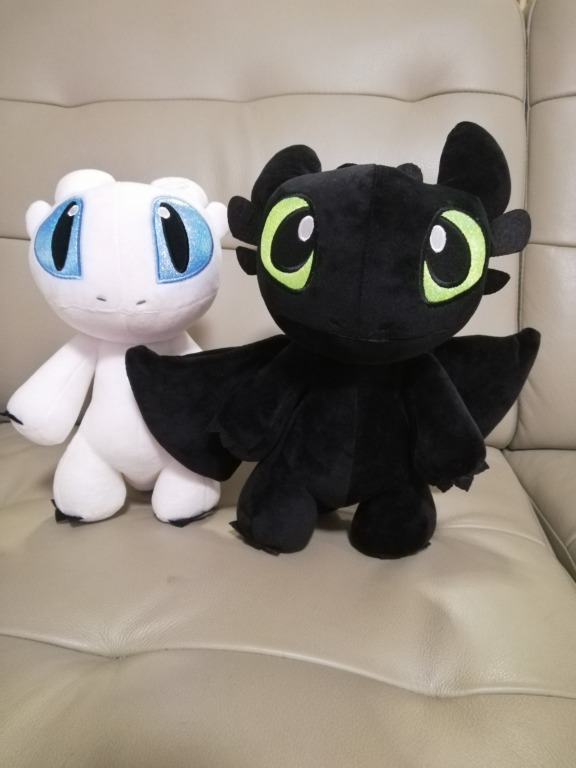 Toothless Plush Soft Toy Dragon (How To Train Your Dragon), Hobbies ...