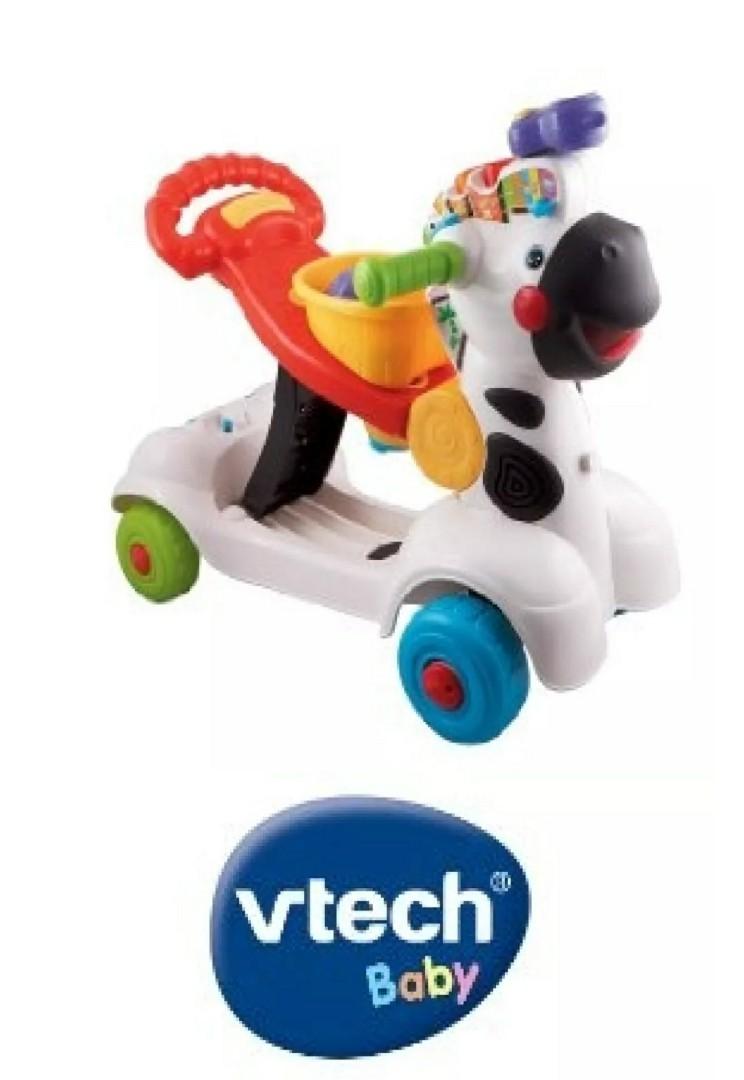 VTech 3 in 1 Zebra scooter, walker,rider, Babies & Kids, Infant ...