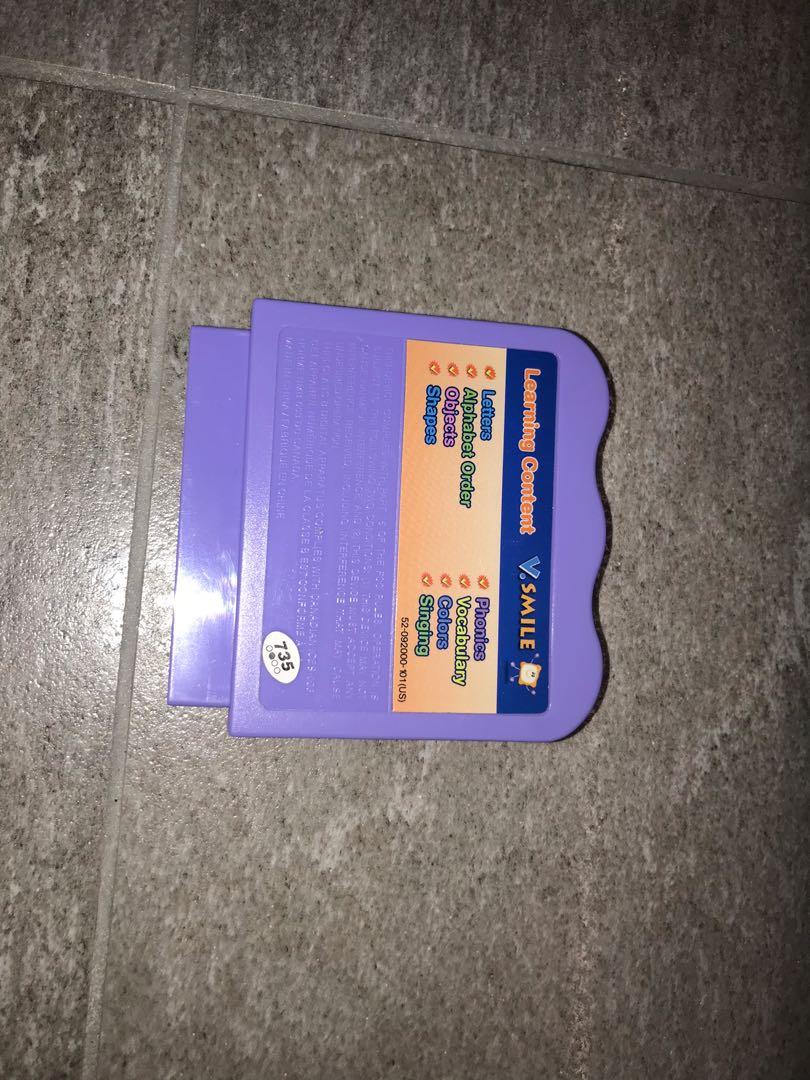 Vtech Vsmile Alphabet park Adventure cartridge, Babies & Kids, Infant ...