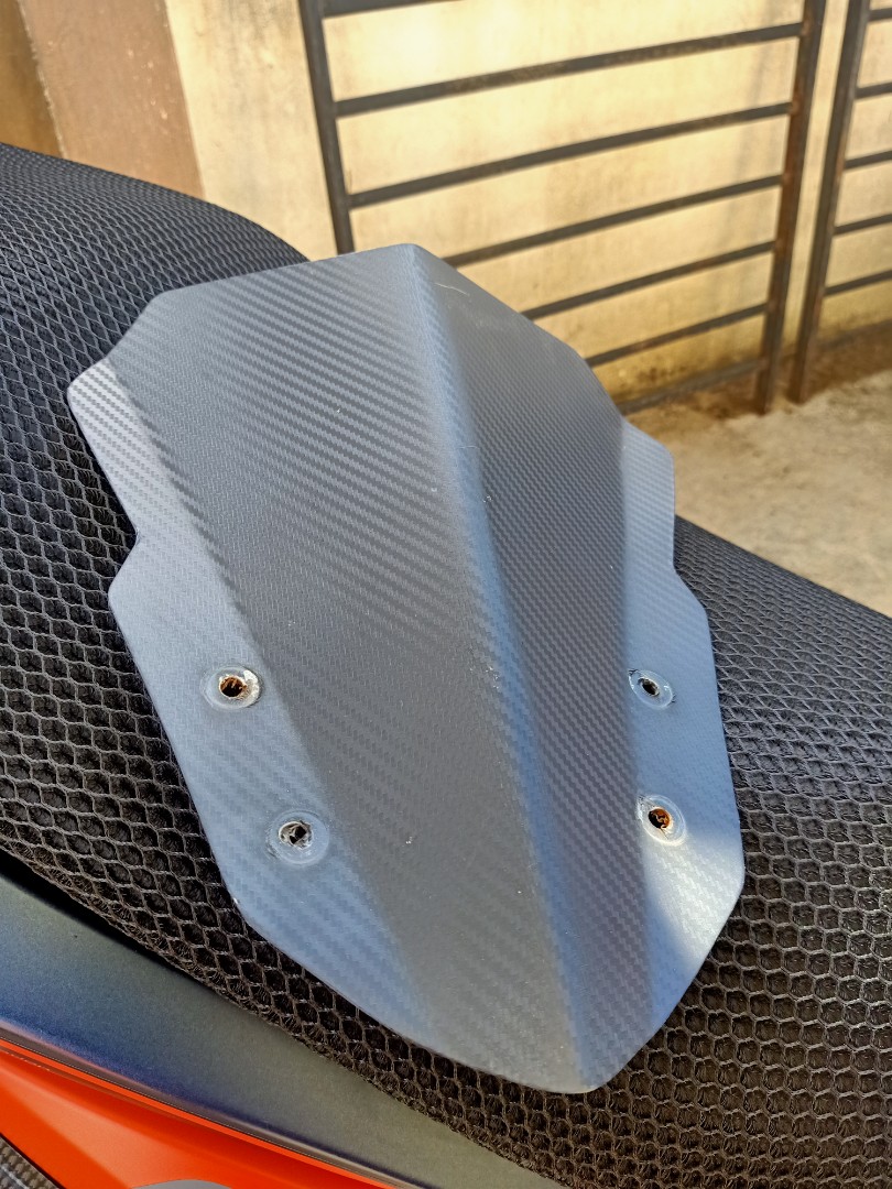 Aerox visor,side mirror and radiator grille, Motorbikes, Motorbike ...