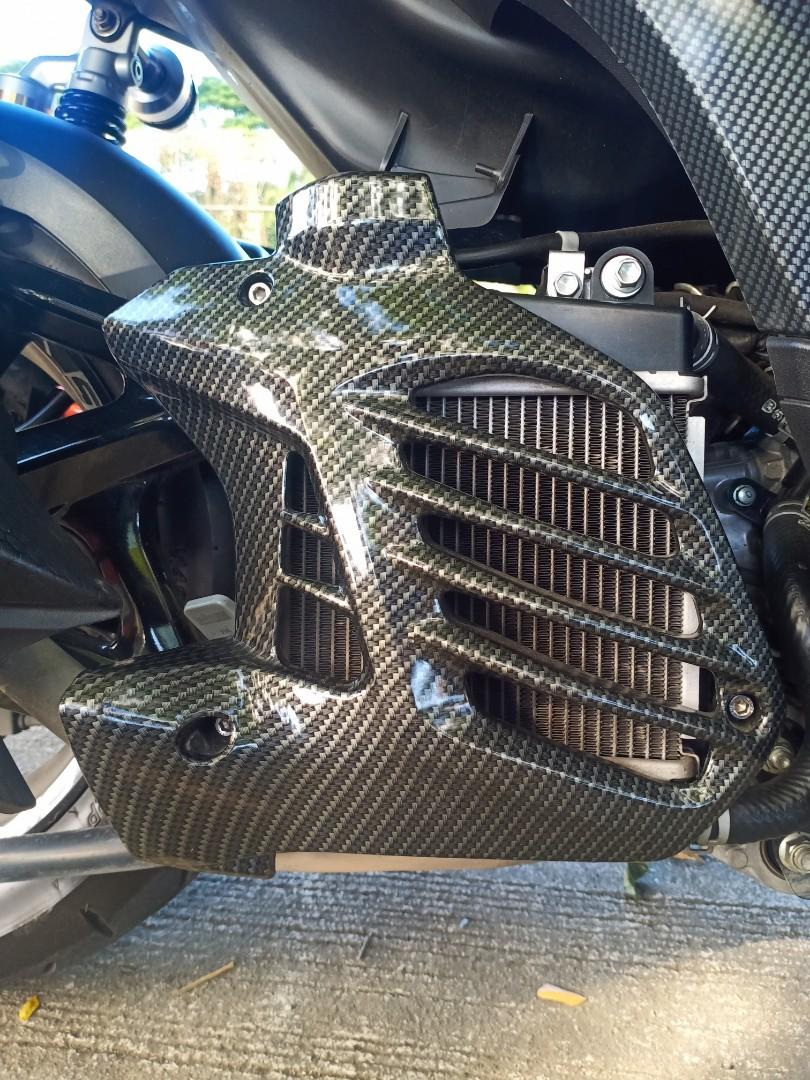 Aerox visor,side mirror and radiator grille, Motorbikes, Motorbike ...