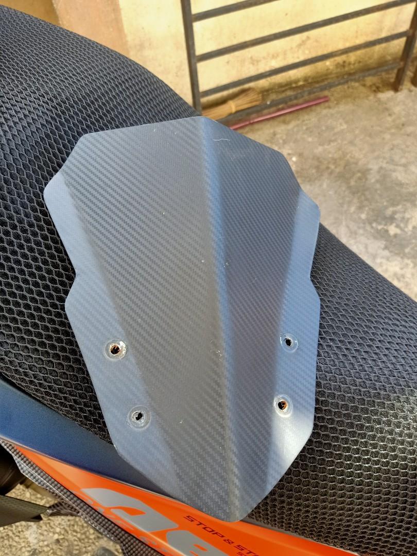 Aerox visor,side mirror and radiator grille, Motorbikes, Motorbike ...