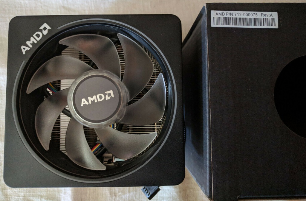 AMD Wraith Prism LED RGB Cooler Fan, Computers & Tech, Parts ...