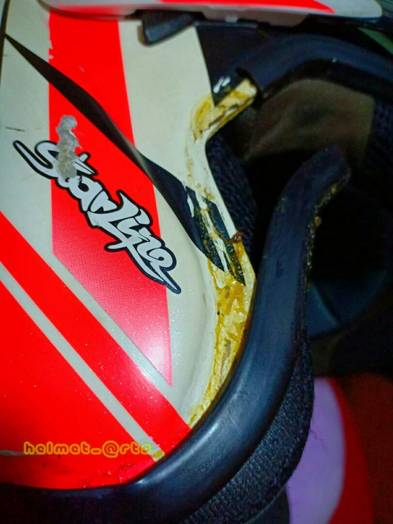 Arai Ram4 Hayden Star Repaired, Motorcycles, Motorcycle Apparel on ...