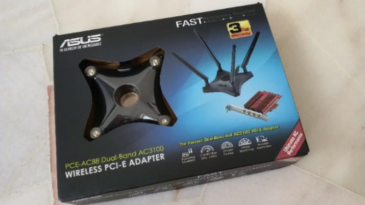 ASUS PCE-AC88 Dual-Band AC3100 Wireless PCIe Adapter, Local Asus ...