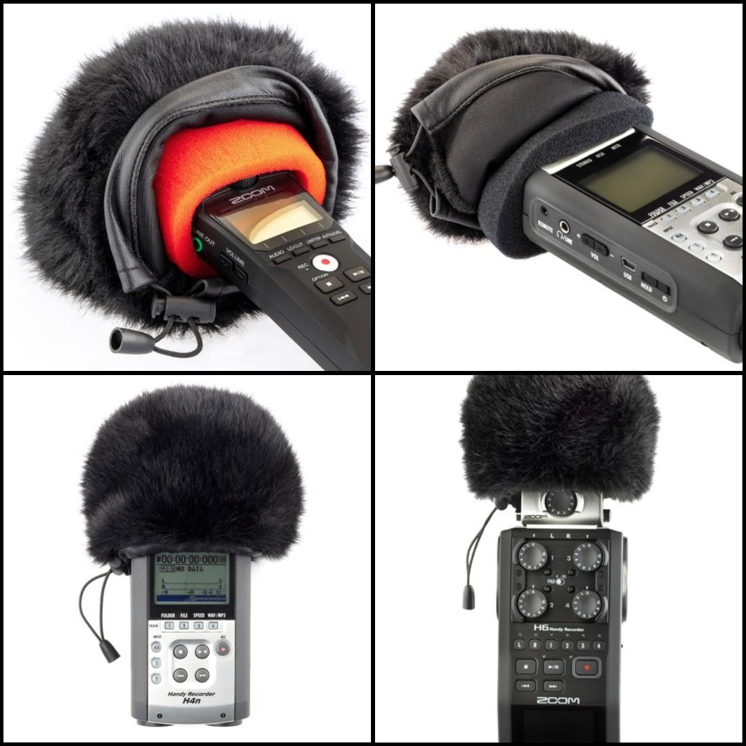 Auray WSW-ZHU Universal Fur Windshield Dead Cat for Portable Recorders ...