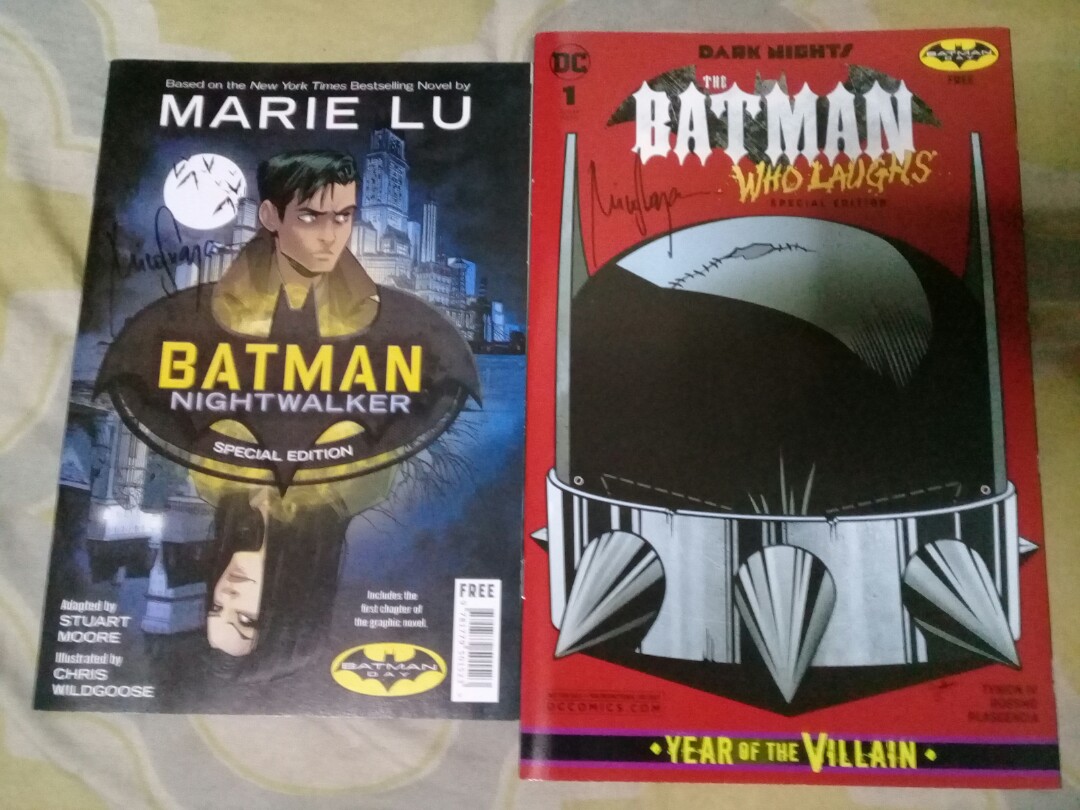 12x Autographed Batman Day Special Edition (Batman Nightwalker & The ...