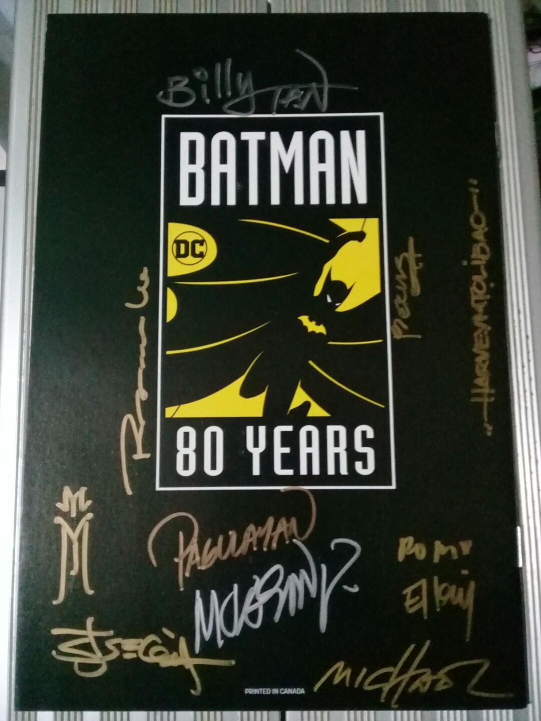 12x Autographed Batman Day Special Edition (Batman Nightwalker & The ...