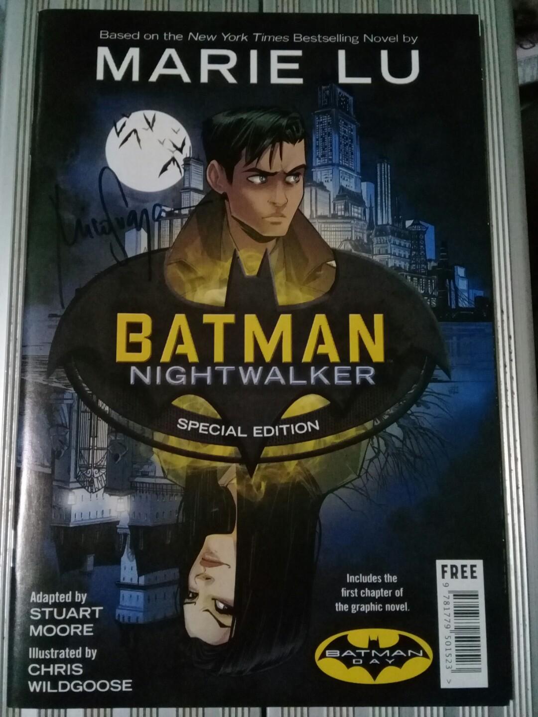 12x Autographed Batman Day Special Edition (Batman Nightwalker & The ...