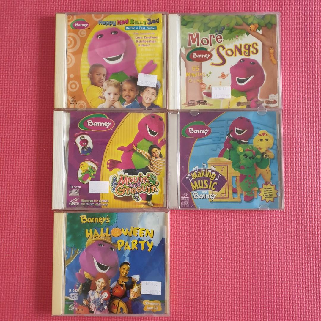 Barney VCDs Lot, Hobbies & Toys, Music & Media, CDs & DVDs on Carousell