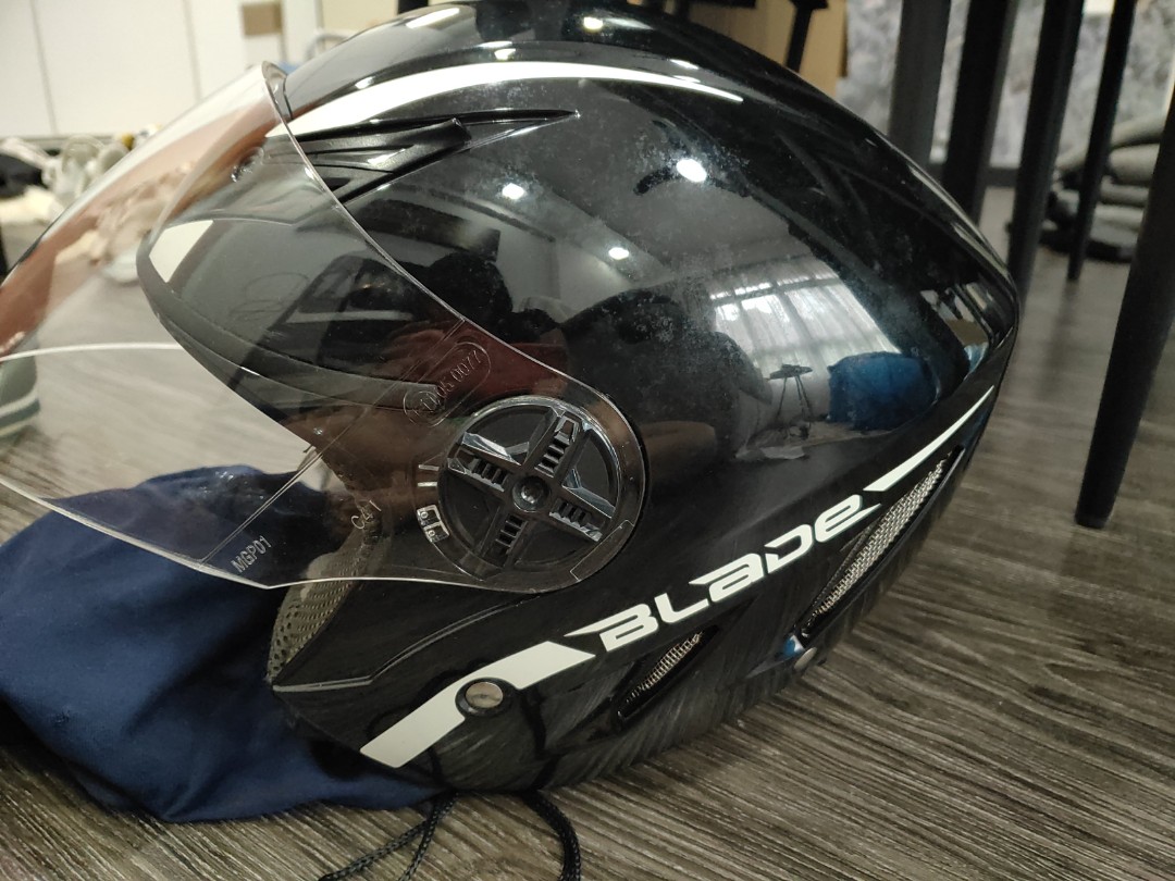 BLACK AGV BLADE HELMET ( WITH BAG), Motorcycles, Motorcycle Apparel on ...