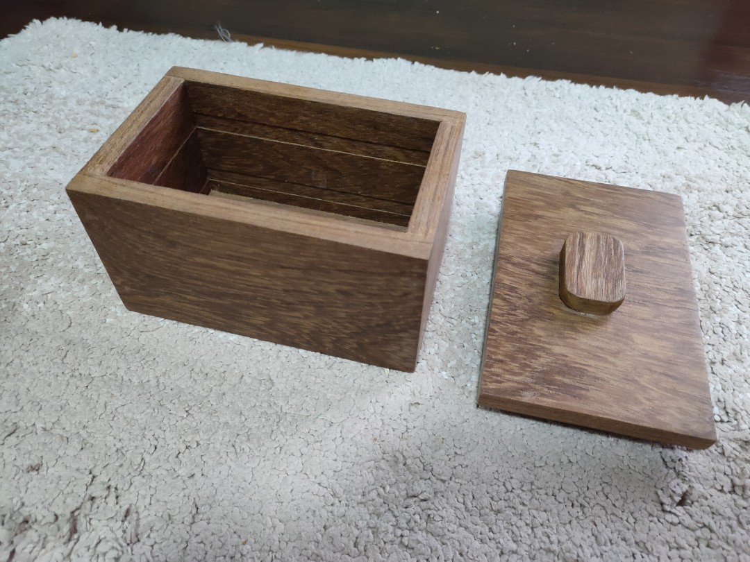 Burmese teak wood box, Hobbies & Toys, Memorabilia & Collectibles ...