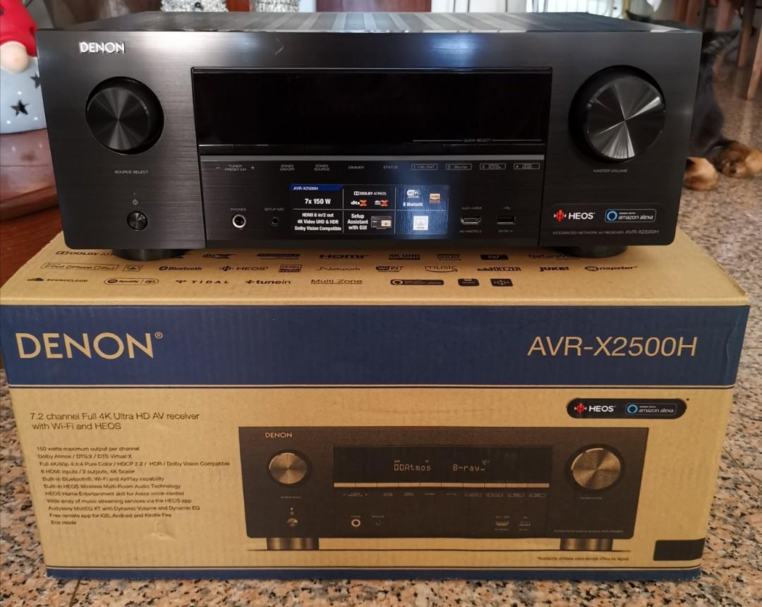 DENON AVR X2500H 7.2 CHANNELS.FULL 4K.ULTRA HD.BLUETOOTH.WIFI, Audio, Soundbars, Speakers ...