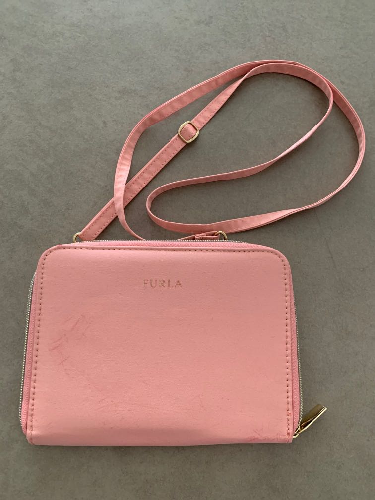 Furla sling clutch bag, Japan Magazine, Women's Fashion, Bags & Wallets ...