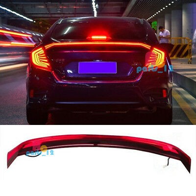Honda Civic FC rear trunk center LED spolier light, Car Accessories ...