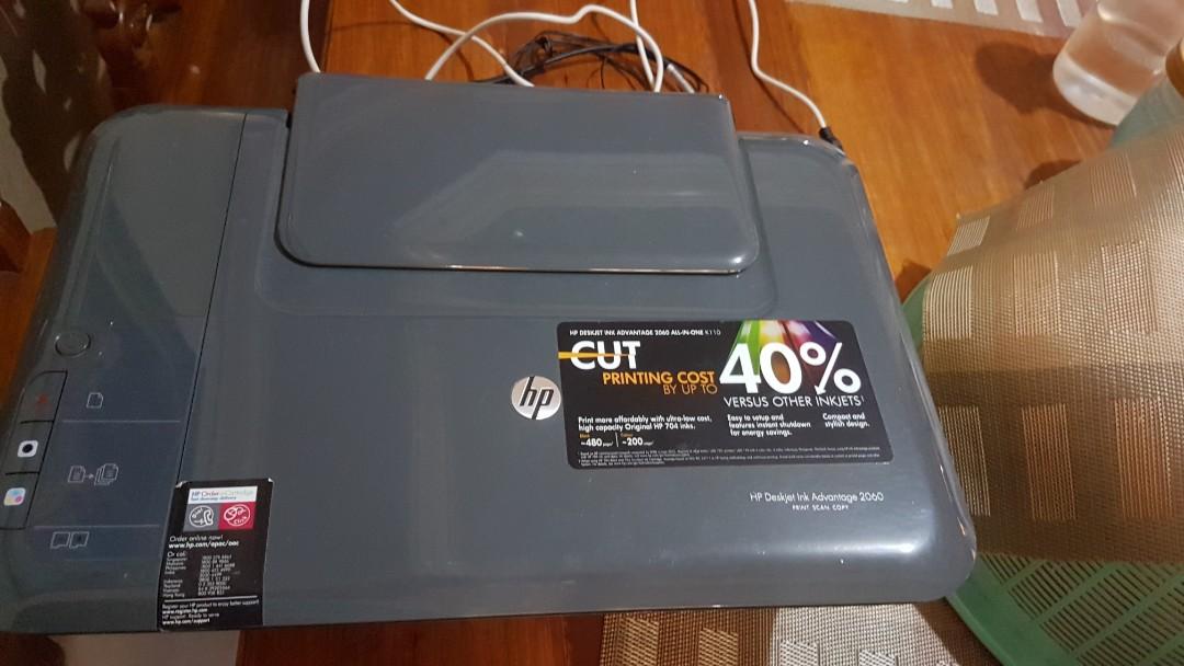 HP Deskjet Ink Advantage 2060, Computers & Tech, Printers, Scanners ...
