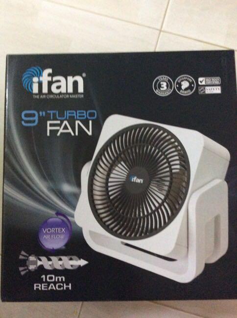 IFan 9 inch turbo fan, Furniture & Home Living, Lighting & Fans, Fans ...