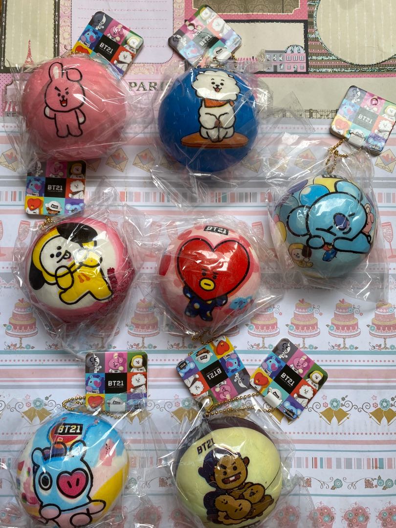 INSTOCK BT21 BTS SQUISHIES, Hobbies & Toys, Memorabilia & Collectibles ...