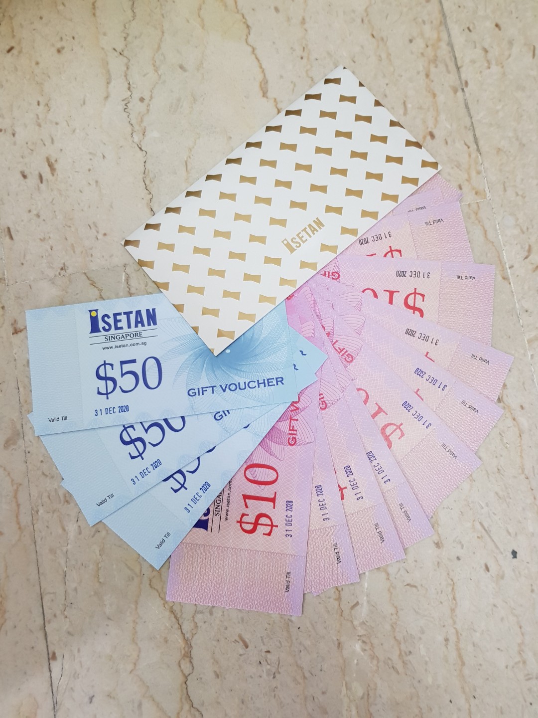 Isetan vouchers, Tickets & Vouchers, Vouchers on Carousell