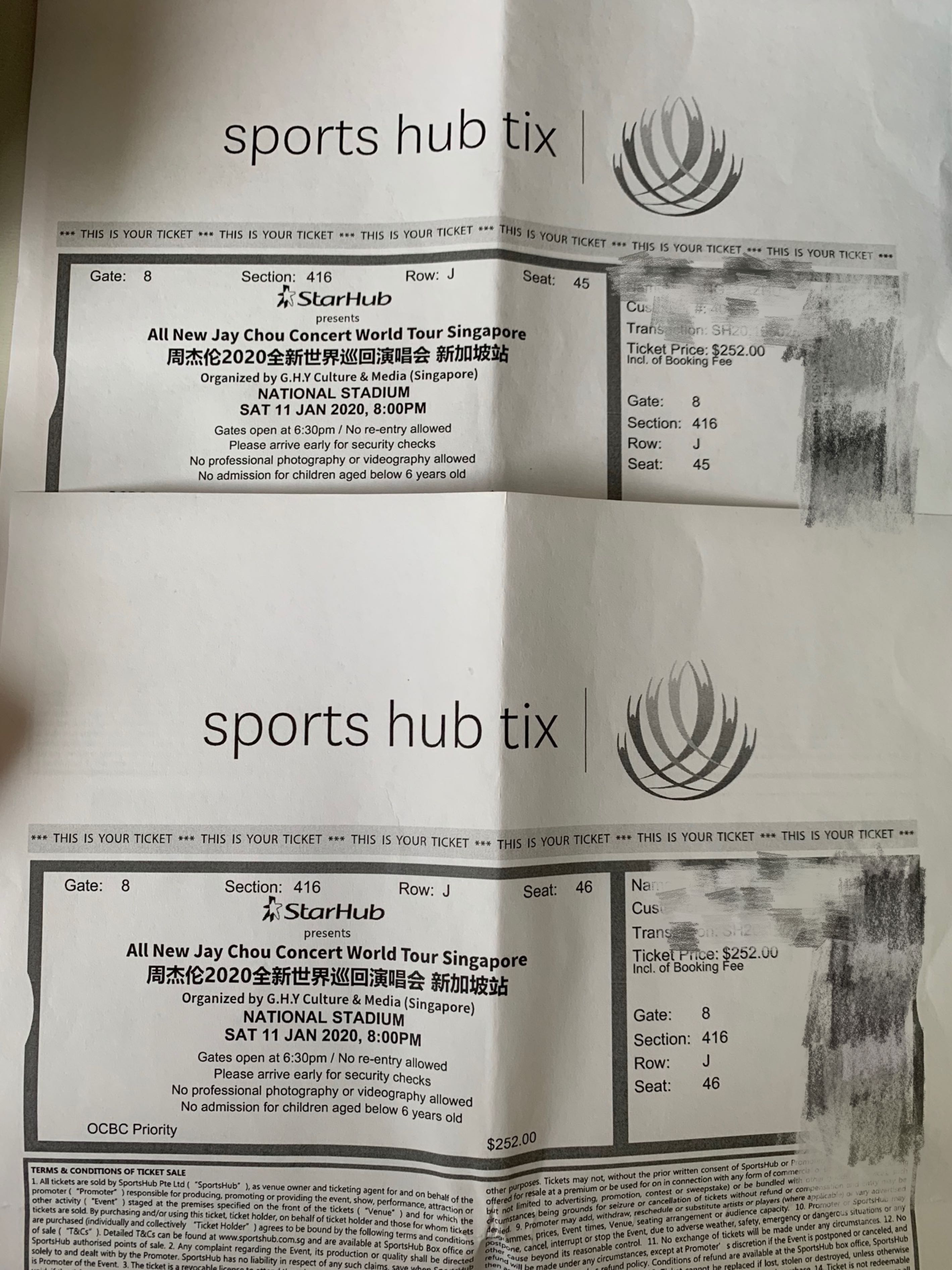 Jay Chou Concert World Tour Singapore, Tickets & Vouchers, Event ...