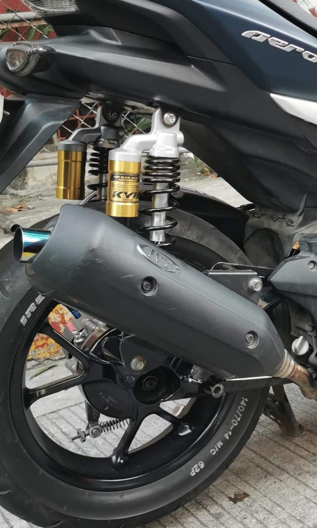 JVT V3 Pipe Muffler for Yamaha Aerox only, Motorbikes, Motorbike Parts ...