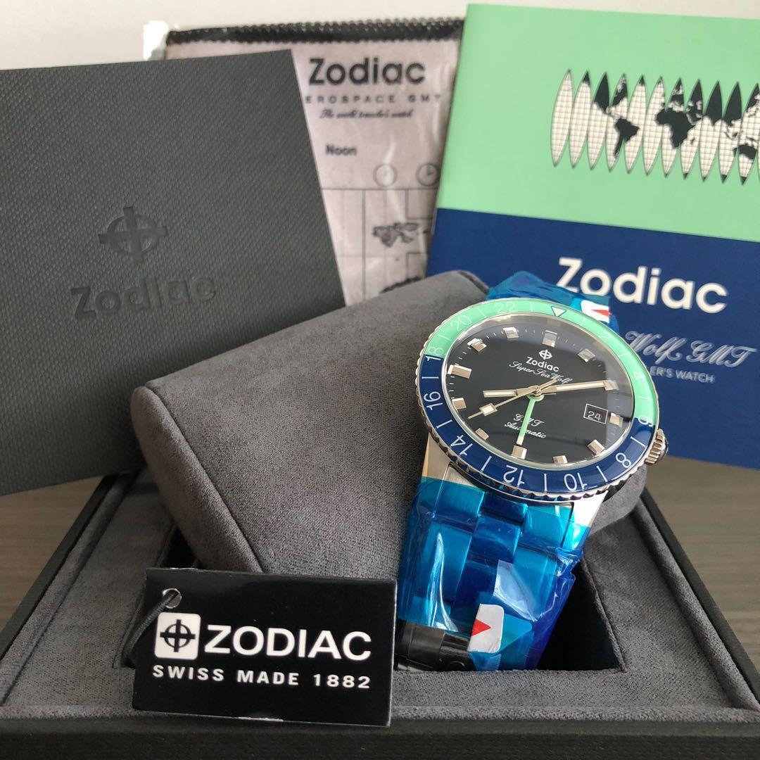 [Limited Edition] Zodiac Super Sea Wolf GMT, Luxury, Watches on Carousell