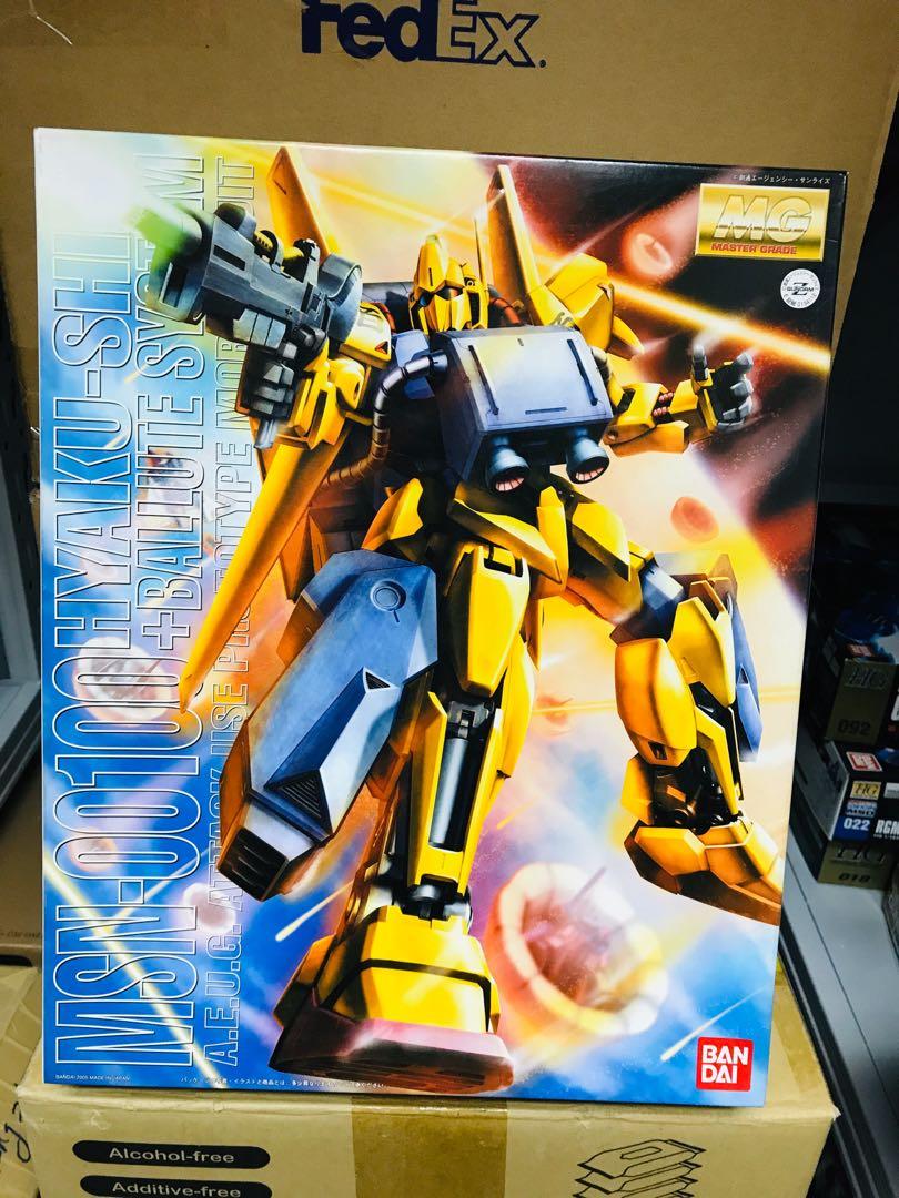 MG 1/100 MSN-00100 HYAKU-SHIKI + BALLUTE SYSTEM, 興趣及遊戲, 玩具 & 遊戲類 ...