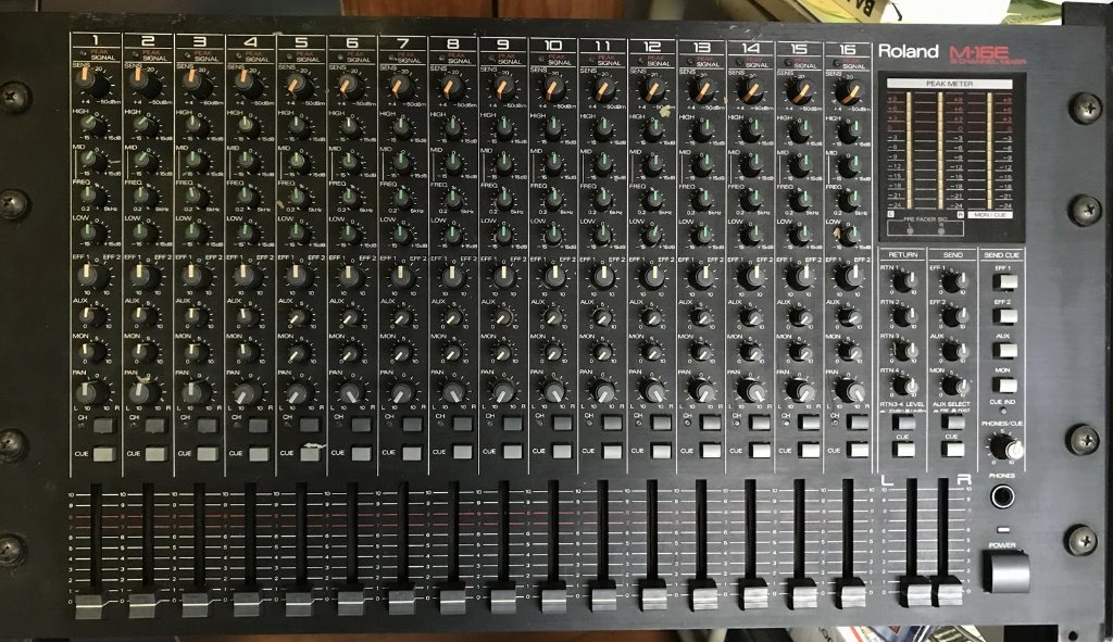 Excellent Mixer! - Roland 16-Track M-16E Professional Audio Mixer ...