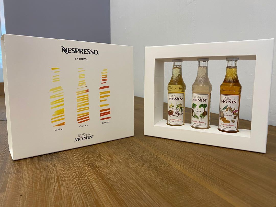 Nespresso Syrups Monin - vanilla, coconut, caramel, Food & Drinks ...