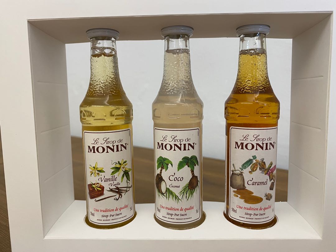Nespresso Syrups Monin - vanilla, coconut, caramel, Food & Drinks ...