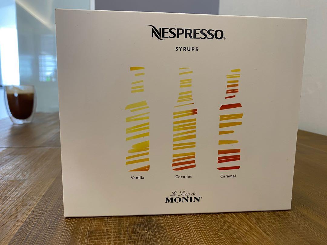 Nespresso Syrups Monin - vanilla, coconut, caramel, Food & Drinks ...